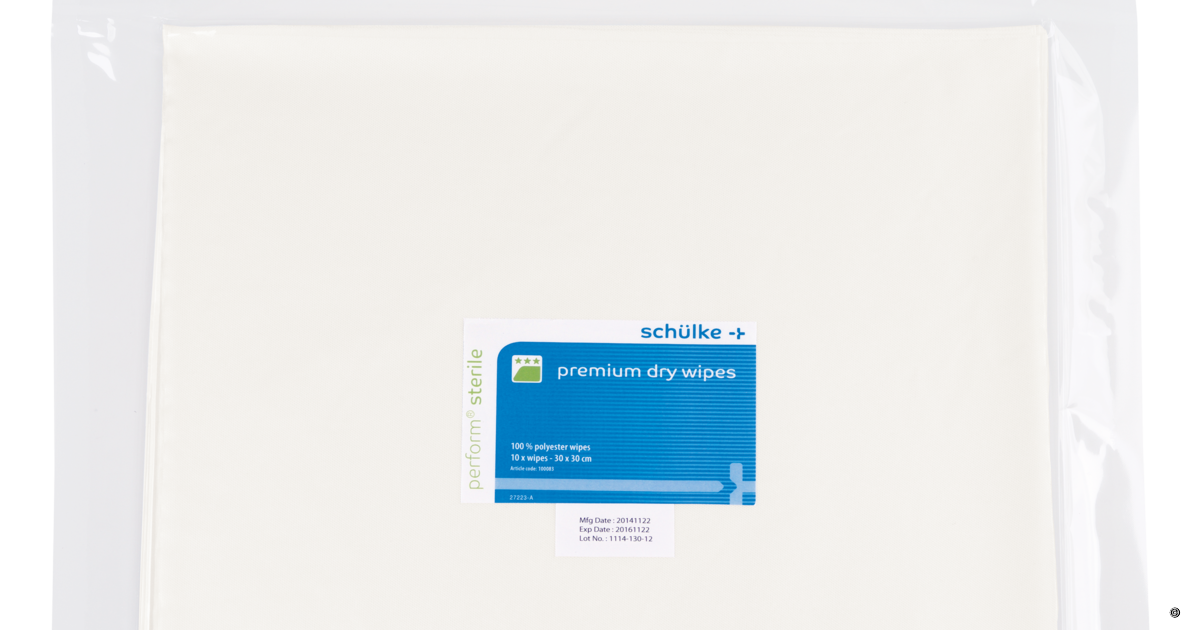 perform® sterile premium dry wipes - schülke